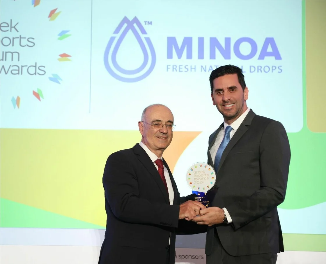 Minoa Water: Three Gold Awards at the Greek Export Awards 2024 - Minoa ...
