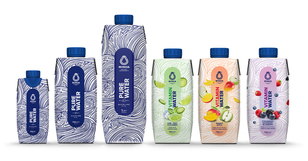 Minoa Water – Premium Natural & Vitamin Water in Eco Packaging